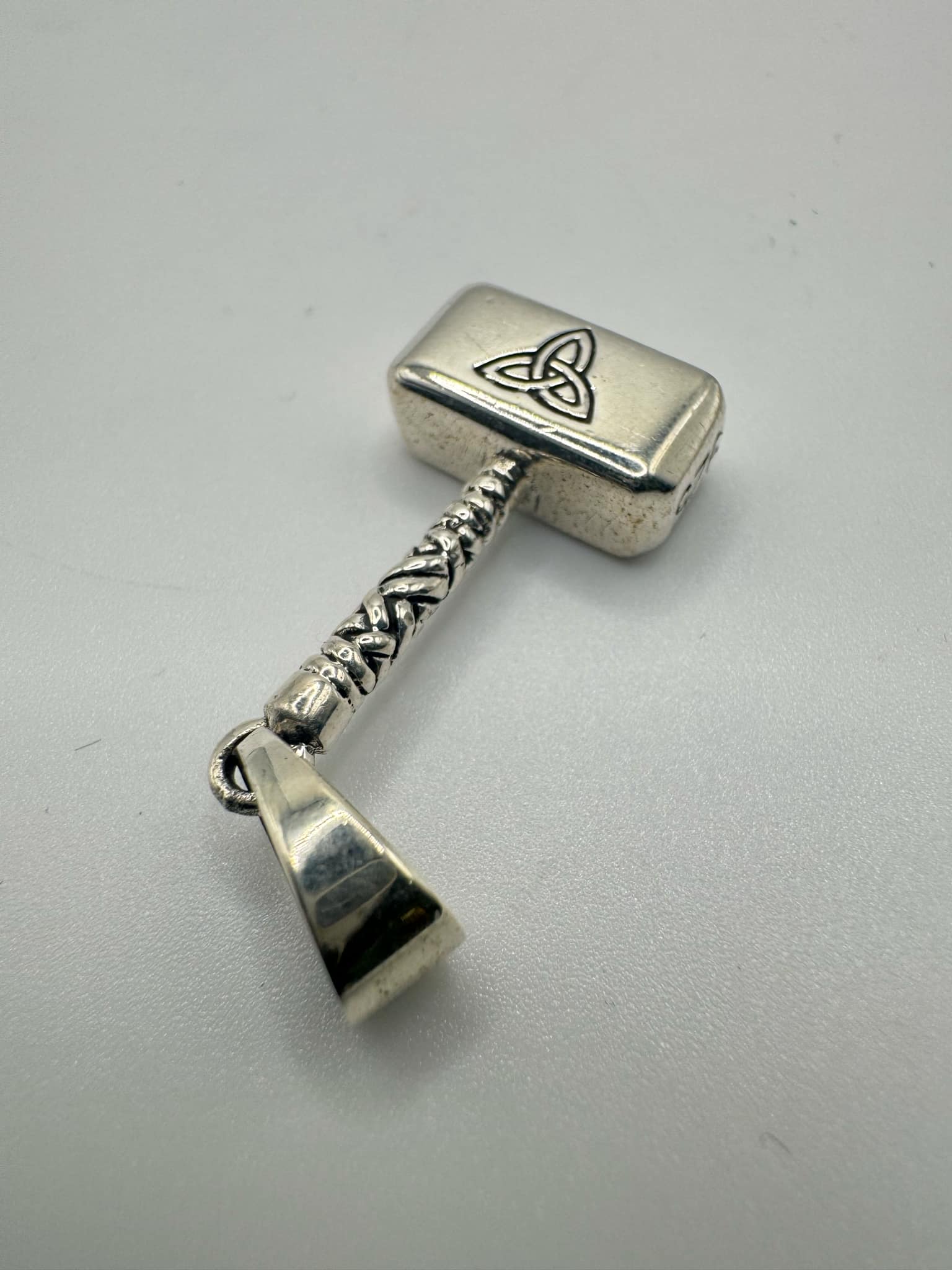 Pre-owned Silver Mjolnir Pendant - Own4Less